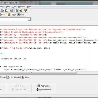 Simulation Using Dev C IDE Download Scientific Diagram
