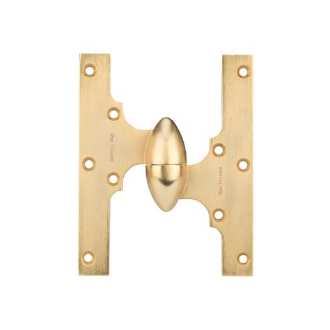 Olive Knuckle Hinge Solid Forged Brass Ball Bearing Heavy Weight — Von