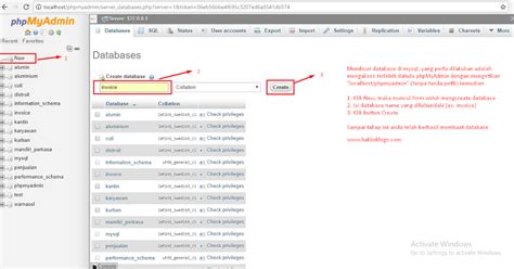 Cara Membuat Database Mysql Di Phpmyadmin Hakko Blogs