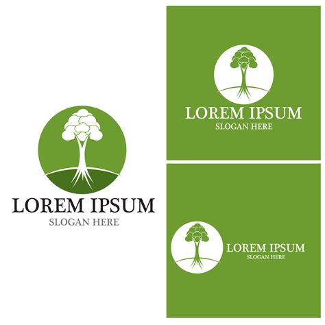 Tree Icon And Symbol Vector Template 10916098 Vector Art At Vecteezy