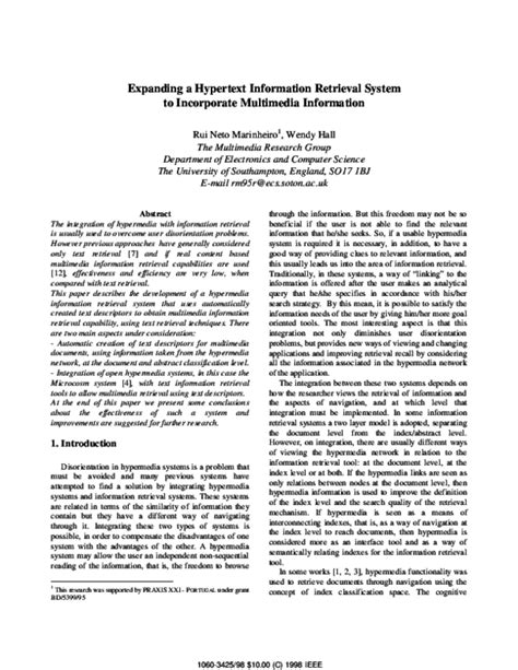 pdf expanding a hypertext information retrieval system to incorporate