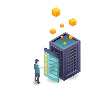 Premium Vector Checklist For Data Analysis In Server Technology