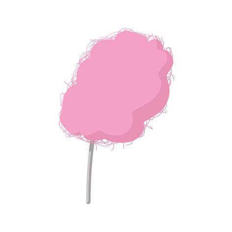 Pink Candy Floss Cartoon Icon 14167379 Vector Art At Vecteezy