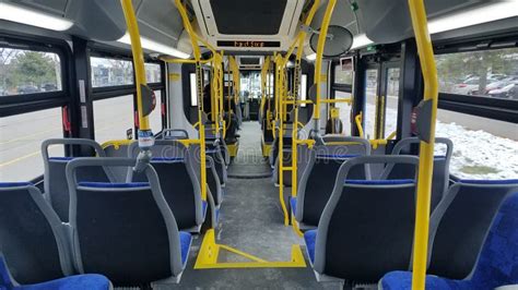 Toronto Bus Inside View Stock Image Image Of Journey 261706637