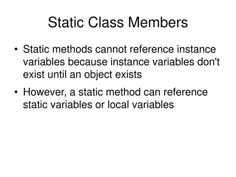 Ppt Static Class Members Wrapper Classes Autoboxing Unboxing