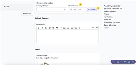 How To Add An Hs Tariff Code Koi Help Center
