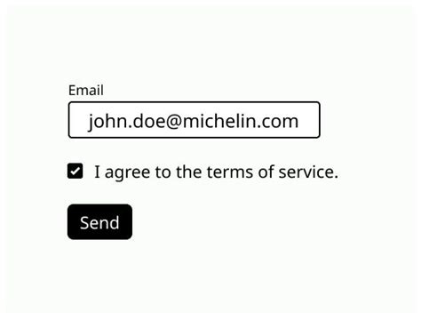 Checkbox Michelin Design System