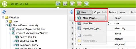 Creating A New Page In Aem Aem Tutorials For Beginners
