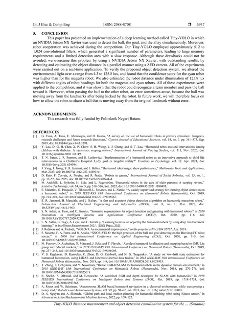 Tiny Yolo Distance Measurement And Object Detection Coordination System
