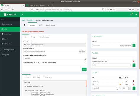 Tinycp A Lightweight Control Panel For Managing Linux Systems