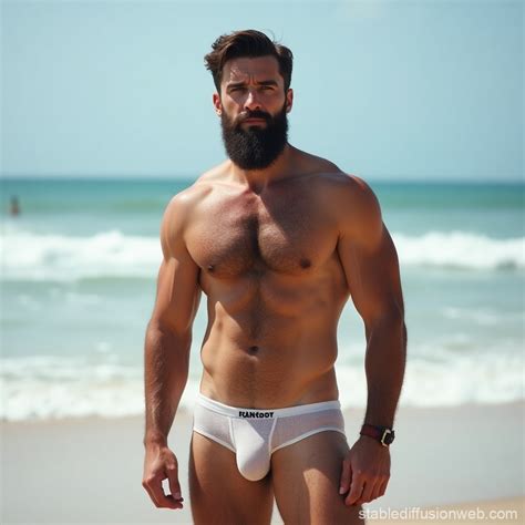 A Hairy Beach Hero Stable Diffusion Online