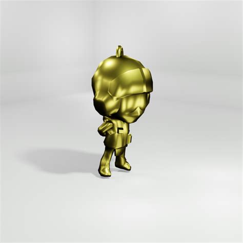 Descargar Archivo Obj Jager Chibi De Tom Clancys Rainbow Six Siege