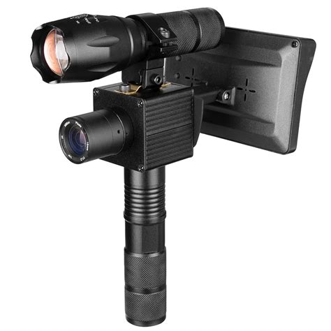 Fire Wolf Night Vision 850nm Infrared Flashlight 5 Inches Lcd Outdoor