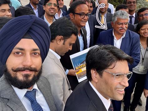 Sarabpreet Singh On Linkedin Meeting The Man With Endless Achievements Mr Nandan Nilekani