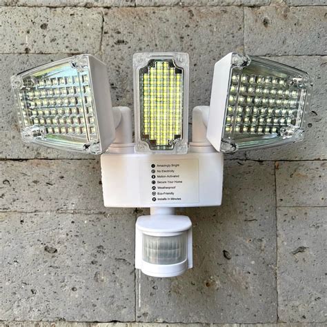 3 Solar Head Motion Sensor Floodlight Nairobi Lights