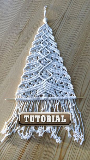 wavy macrame christmas tree diy🎄christmas decor ideas macramé para