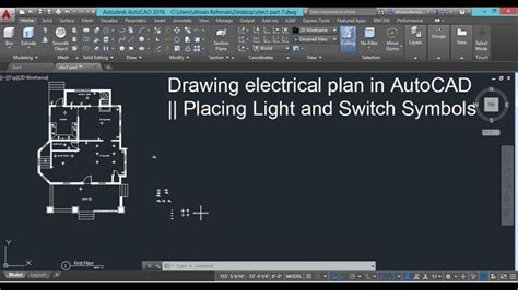 Drawing Electrical Plans In Autocad Placing Light And Switch Symbols Autocad Electrical