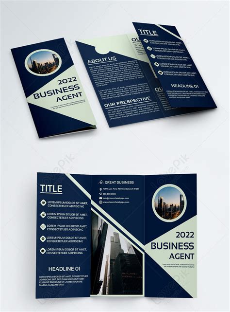 Creative Business Trifold 브로셔 이미지 사진 450119252 무료 다운로드