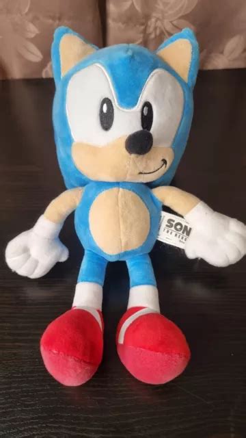 Sonic The Hedgehog Sonic Sega 12 Plush Soft Toy Teddy Collectors Item £1499 Picclick Uk