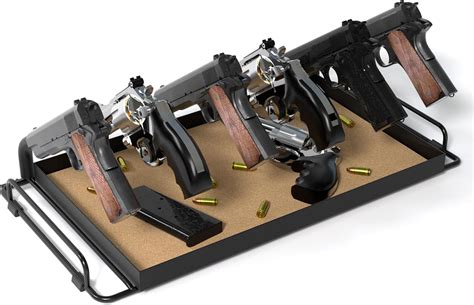 Pistol Rack Handgun Holder Organizer For Gun Safe Accessories With 6 Slots And P Ebay