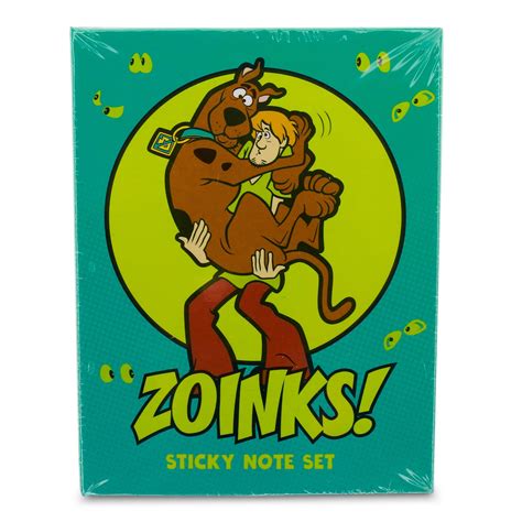 Scooby Doo Zoinks Sticky Note And Tab Set Free Shipping