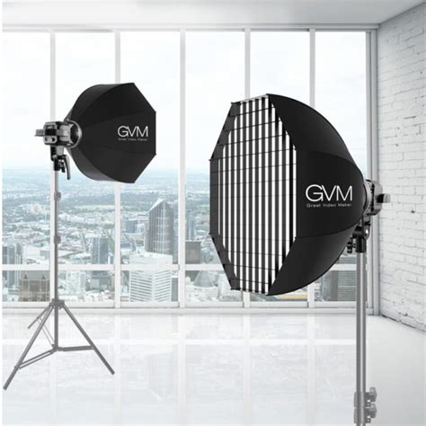 Gvm Softbox N 60cm Octagon Softbox With Grid Beehive With Bowen Mount
