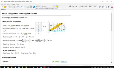 Shear Design With Calcpad Rcalcpad Shear Design With Calcpad Rcalcpad