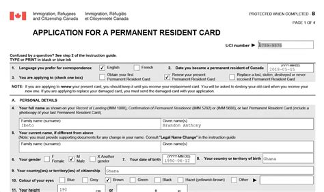 Canada Permanent Resident Card Renewal In 9 Steps