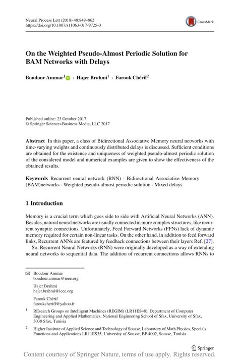 On The Weighted Pseudo Almost Periodic Solution For Bam Networks With