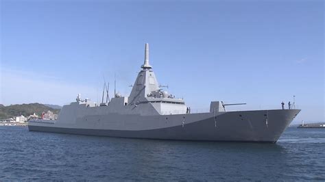 最新鋭の護衛艦「もがみ」 コンパクトでちょっと変わった外観なぜこの姿に？ Tbs News Dig