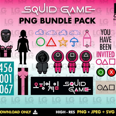 Squidgame Cards Etsy