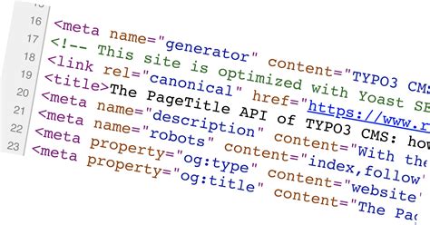 The Pagetitle Api Of Typo3 Cms How To Use It •