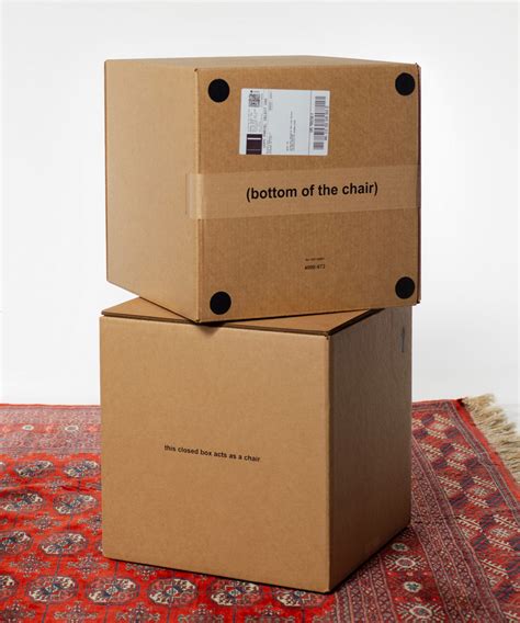 Donttakethisthewrongway Reimagines Cardboard Box As Chair