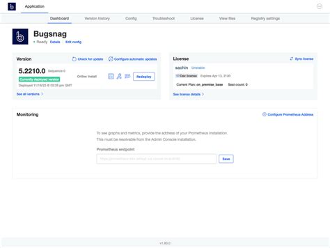 BugSnag docs › On-premise › High availability › Standard upgrade