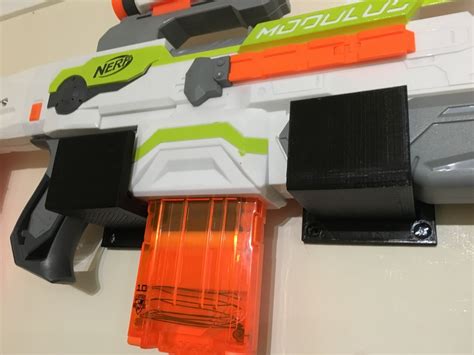 Free 3d File Nerf Modulus Ecs 10 Rifle Wall Mount・3d Printable Object To Download・cults