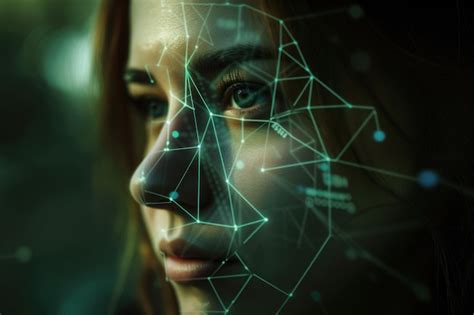 Premium Photo Biometric Security Identification Based On Face
