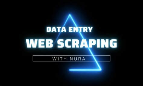 do web scraping web research and data entry for your business by