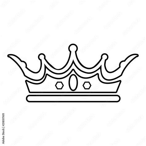 Princess Crown Icon Outline Illustration Of Princess Crown Vector Icon