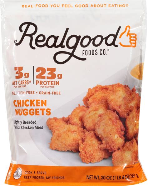 Realgood Lightly Breaded Chicken Nuggets 20 Oz 20 Oz Shipt