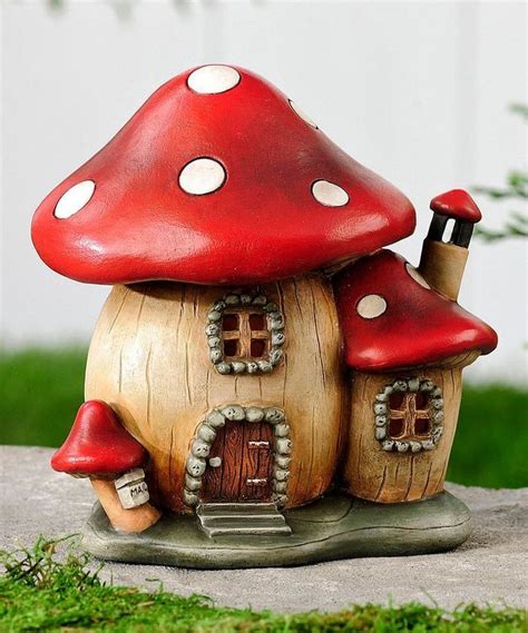Woodland Mushroom House Cottage For Miniature Dollhouse Fairy Garden