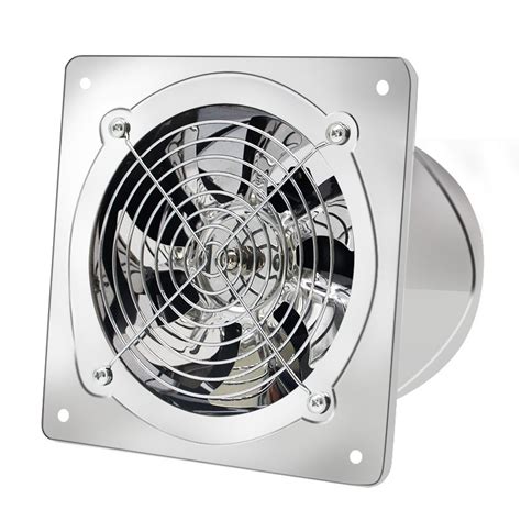 6 นิ้ว 8 นิ้ว 10 นิ้ว 12 นิ้ว พัดลมดูดอากาศสแตนเลส Stainless Steel Exhaust Fan พัดลมระบายดูด