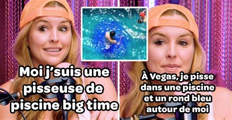 Cette Fille Au Qu Bec Explique Qu Elle A Fait Pipi Dans Une Piscine Et Quun Rond Bleu Fonc La