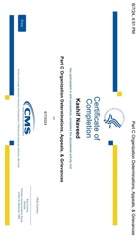 Kashif Malik On Linkedin I Have Completed Another Cms Certification