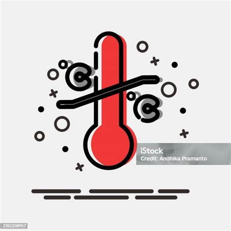 아이콘 온도 제한 패키징 기호 요소 Mbe 스타일의 아이콘입니다 인쇄물 포스터 로고 제품 포장 표지판 탐험 등에 적합합니다 0명에 대한 스톡 벡터 아트 및 기타 이미지