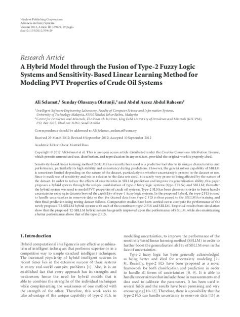 Pdf A Hybrid Model Through The Fusion Of Type 2 Fuzzy Logic Systems