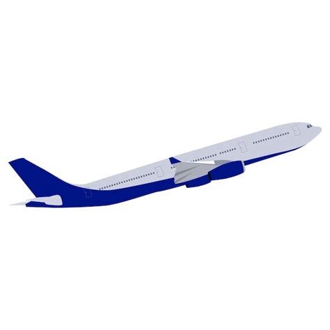 Premium Vector Passenger Aircraft Vector