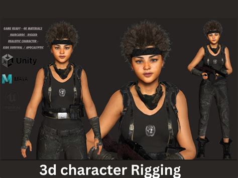 3d character rigging 3d character concept game assets 3d character