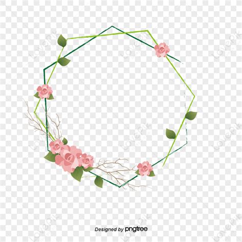 일본 삽화 장미 테두리 결혼식 소재 혼례 장미꽃 Png 일러스트 무료 다운로드 Lovepik