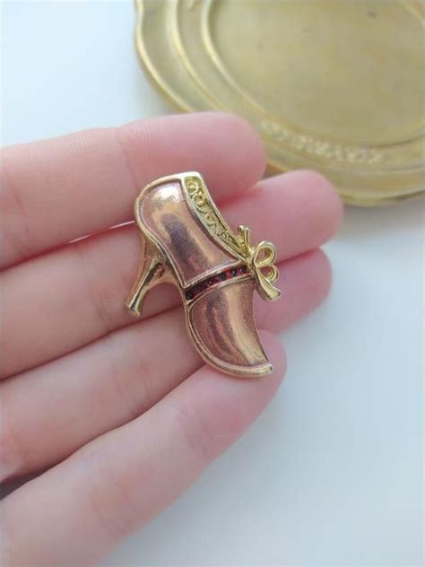 Вінтажна брошка туфелька — ціна 350 грн у каталозі Брошки Купити аксесуари за доступною ціною на