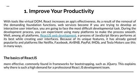 Ppt What Are The Business Benefits Of Reactjs For Web And Mobile Applications Powerpoint